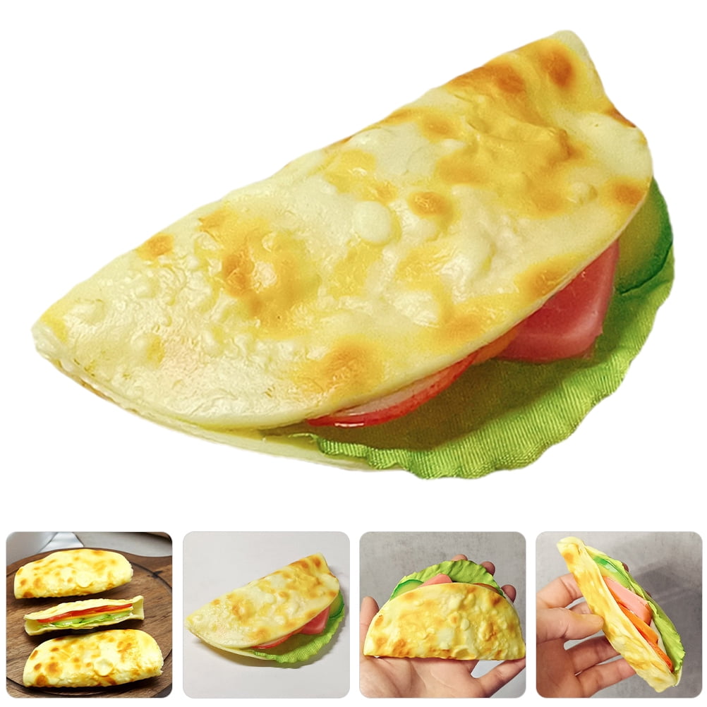 Raindrops 3pcs Simulation Pancake Decor Cabinet Decor Artificial Taco ...