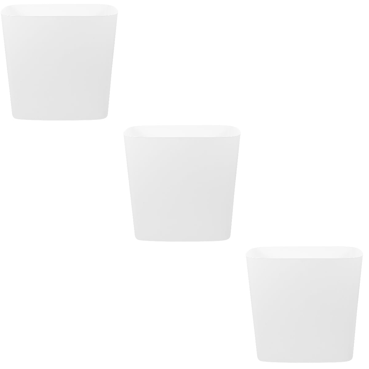 Raindrops 3pcs Slim Kitchen Bin Trash Bucket Plastic Narrow Space ...