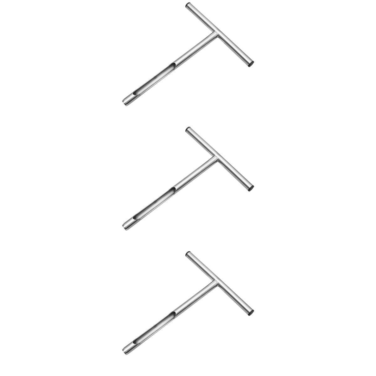 Raindrops 3pcs Stainless Steel T Handle Soil Sampler Soil Sampling Tool ...