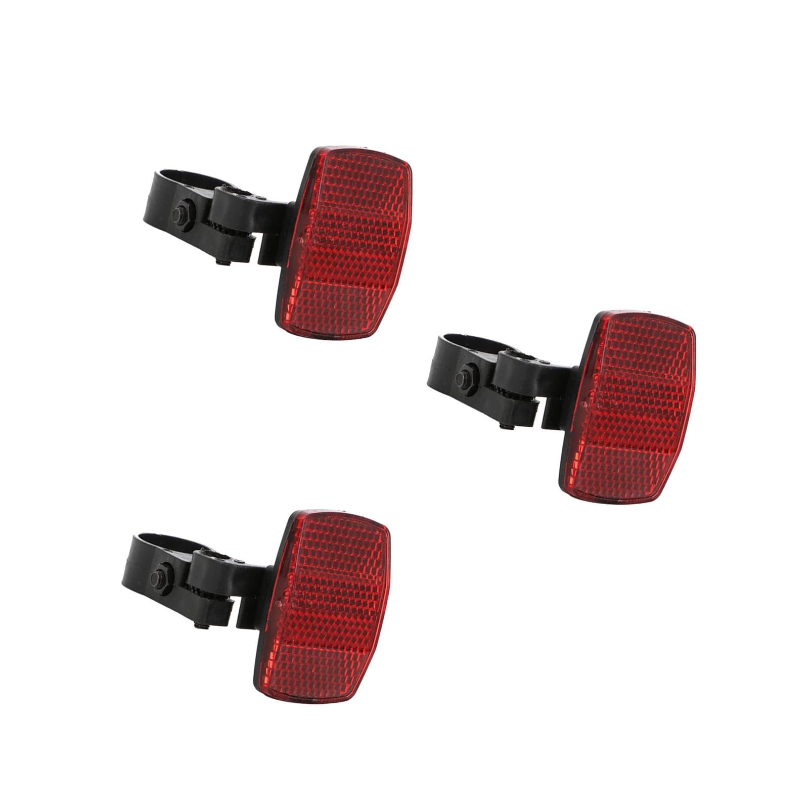 Raindrops 3pcs Stickers Mount Safe Reflector Rear Warning Bike Trailer ...