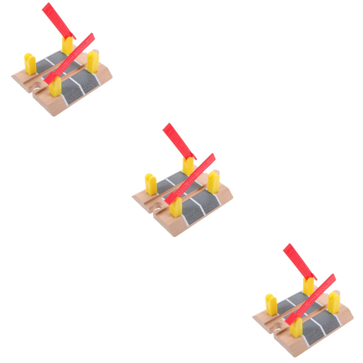 Raindrops 3pcs Train Track DIY Railing Barrier Barricade Plaything ...