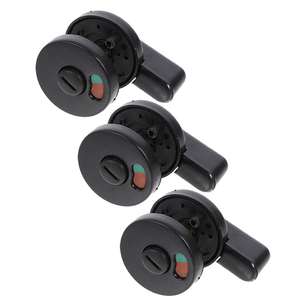 Raindrops 3pcs Bathroom Door Lock with Privacy Indicator Vacant Engaged ...