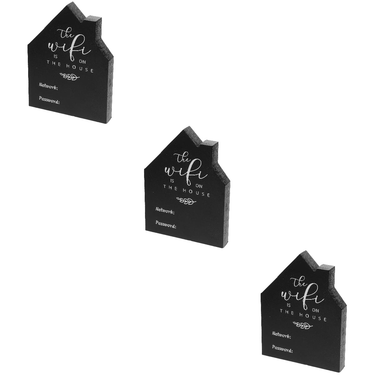 Raindrops 3pcs WiFi Password Sign Acrylic WiFi Sign WiFi Board WiFi ...