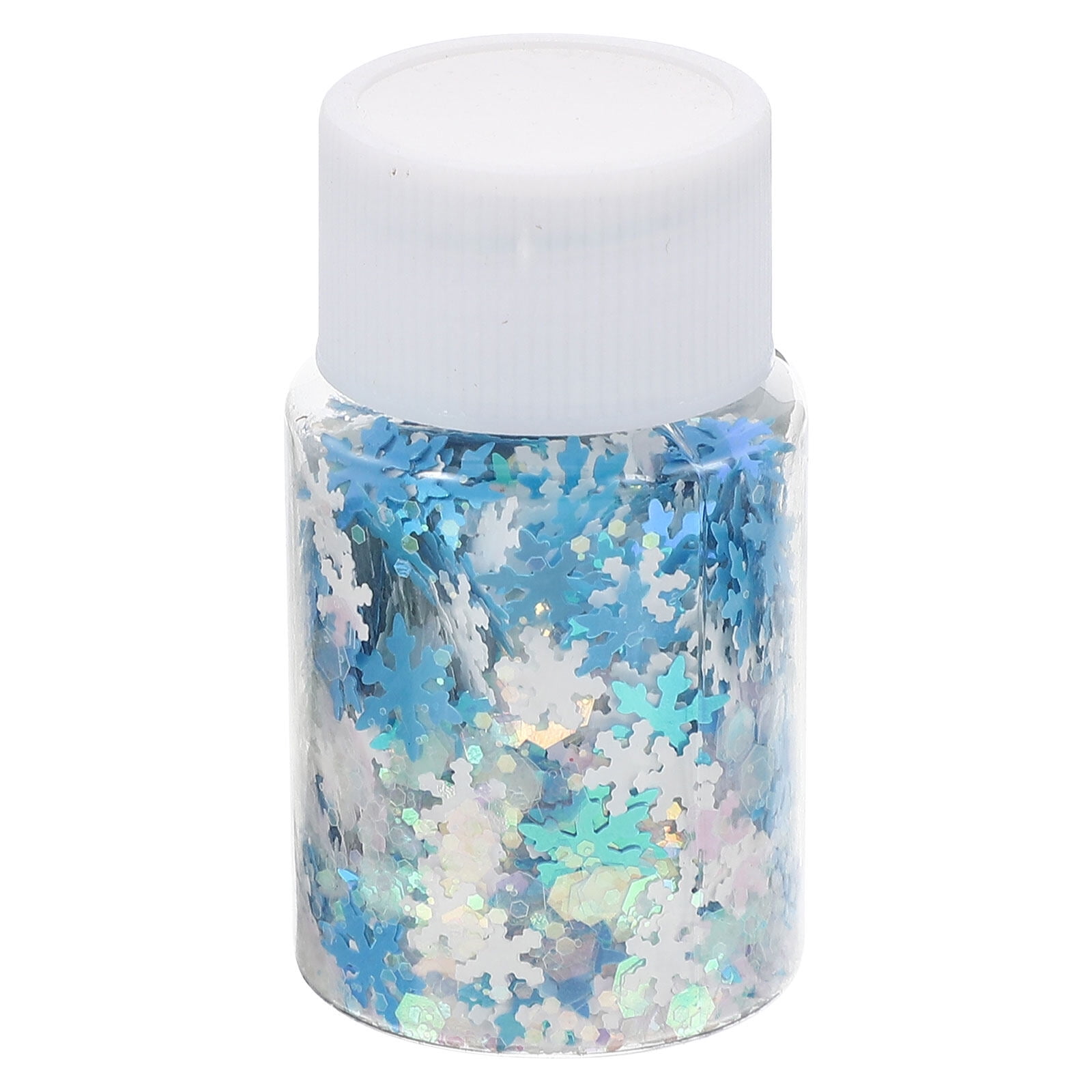 Raindrops 4 Bottles Snowflake Glitter Shapes Mini Snowflakes - Walmart.com
