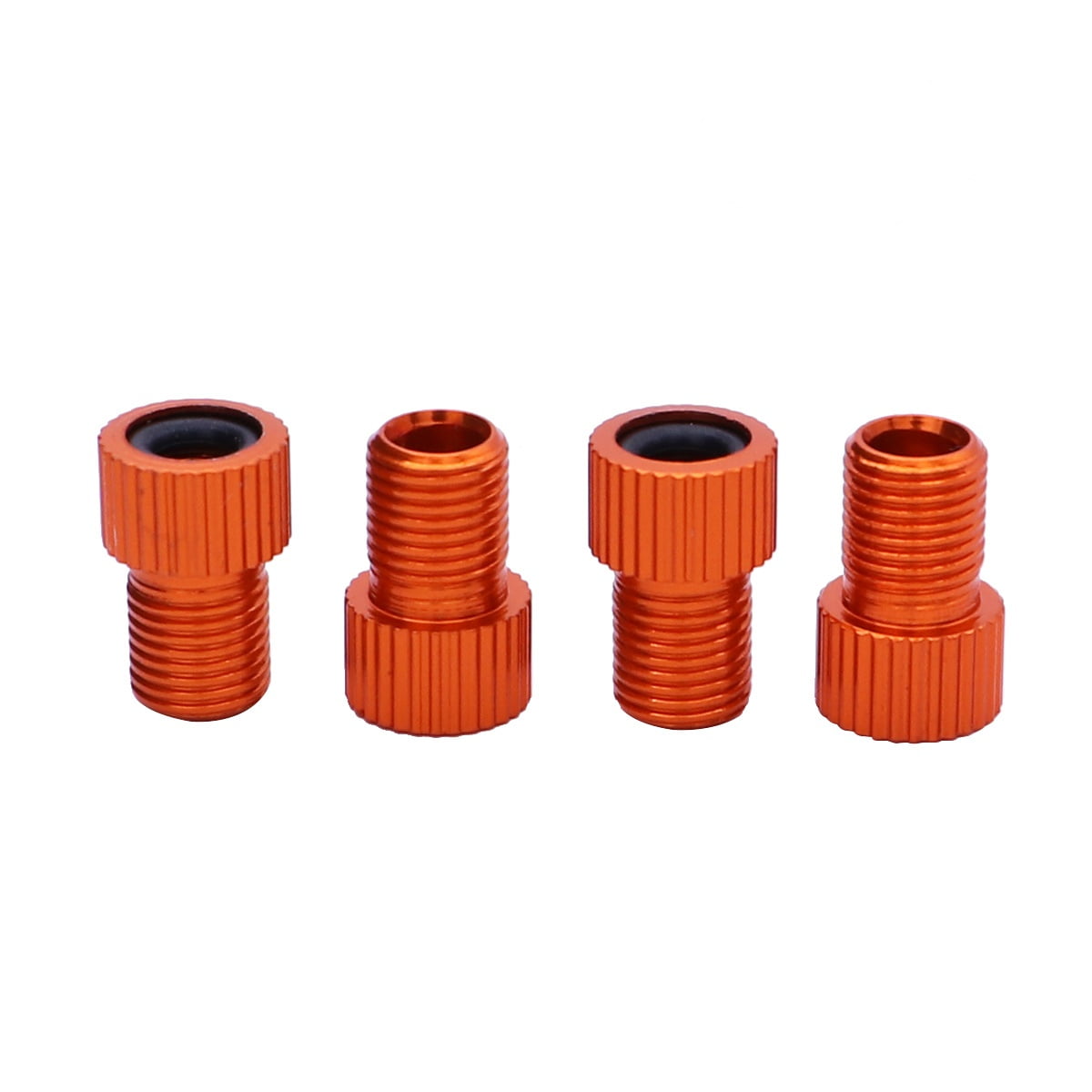 Raindrops 4 PCS Bike Pump Valve Bicycle Adapter Schrader Converter ...