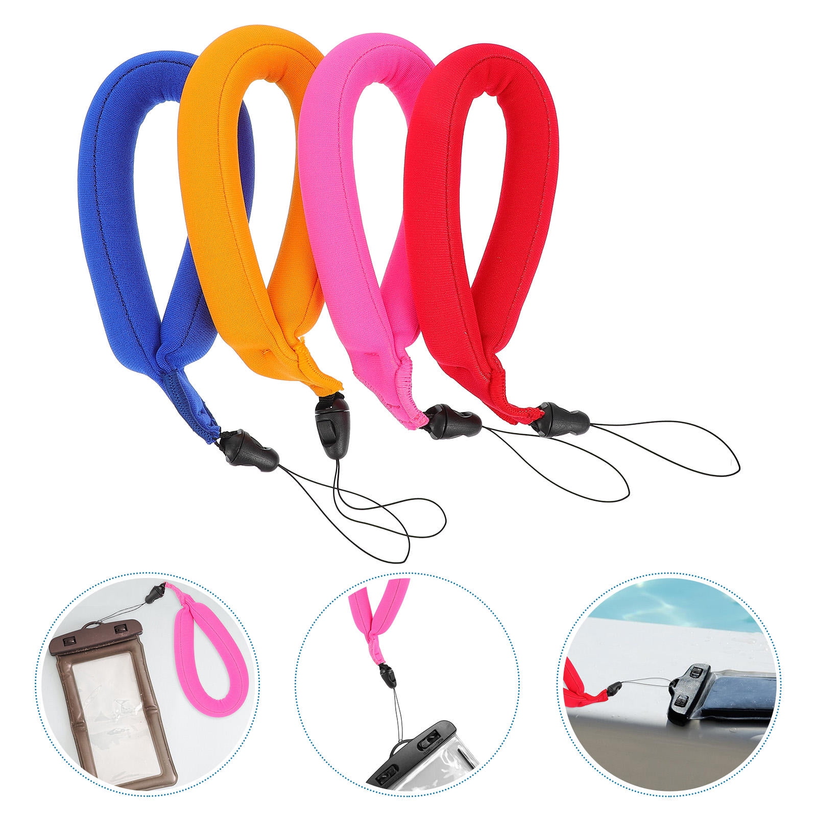 Raindrops 4 PCS Camera Float Strap Camera Wrist Strap Camera Swimming Strap 14X8X2.5CM - Walmart.com