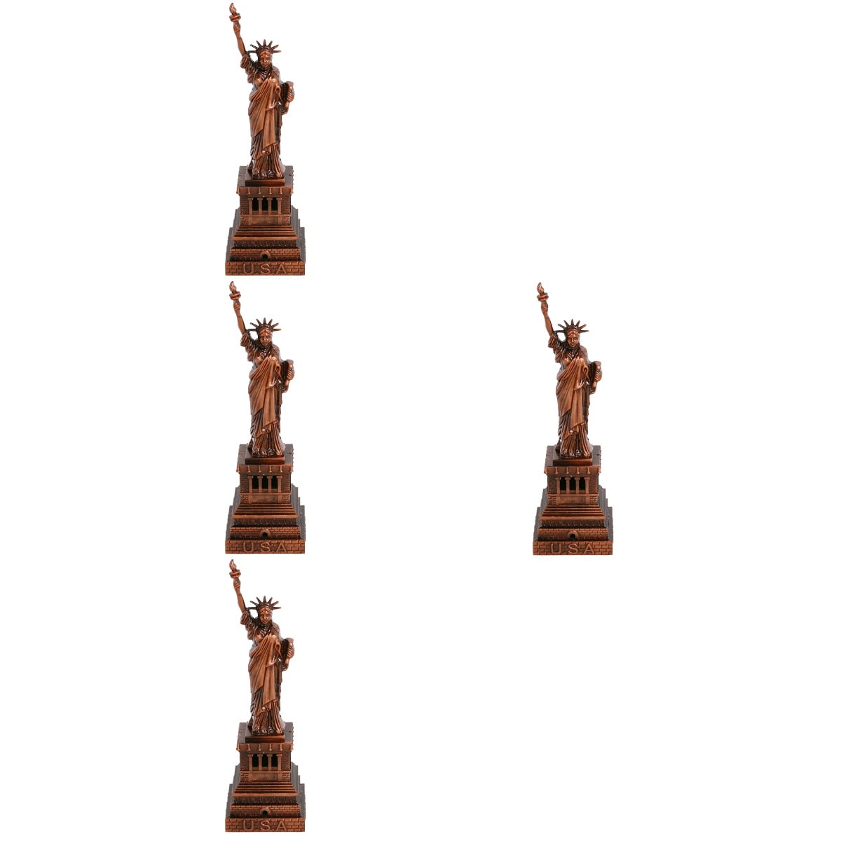 Raindrops 4 Pack Statue of Liberty Figurine Model Decoration Ornament ...