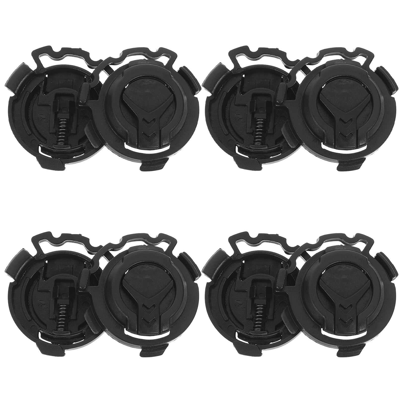 Raindrops Helmet Shield Lock Black for Cycling 4 Pairs - Walmart.com