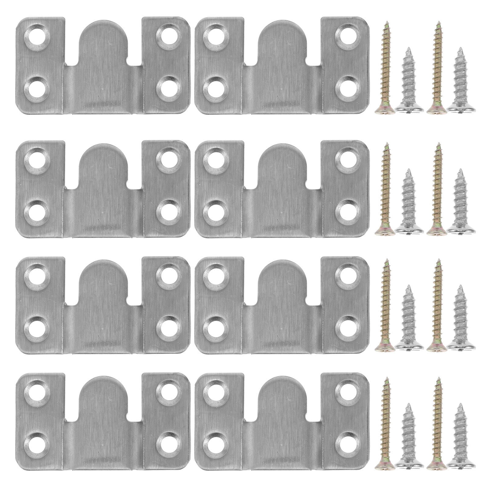 Raindrops 4 Pairs Interlocking Flush Mount Bracket Picture Hanging ...