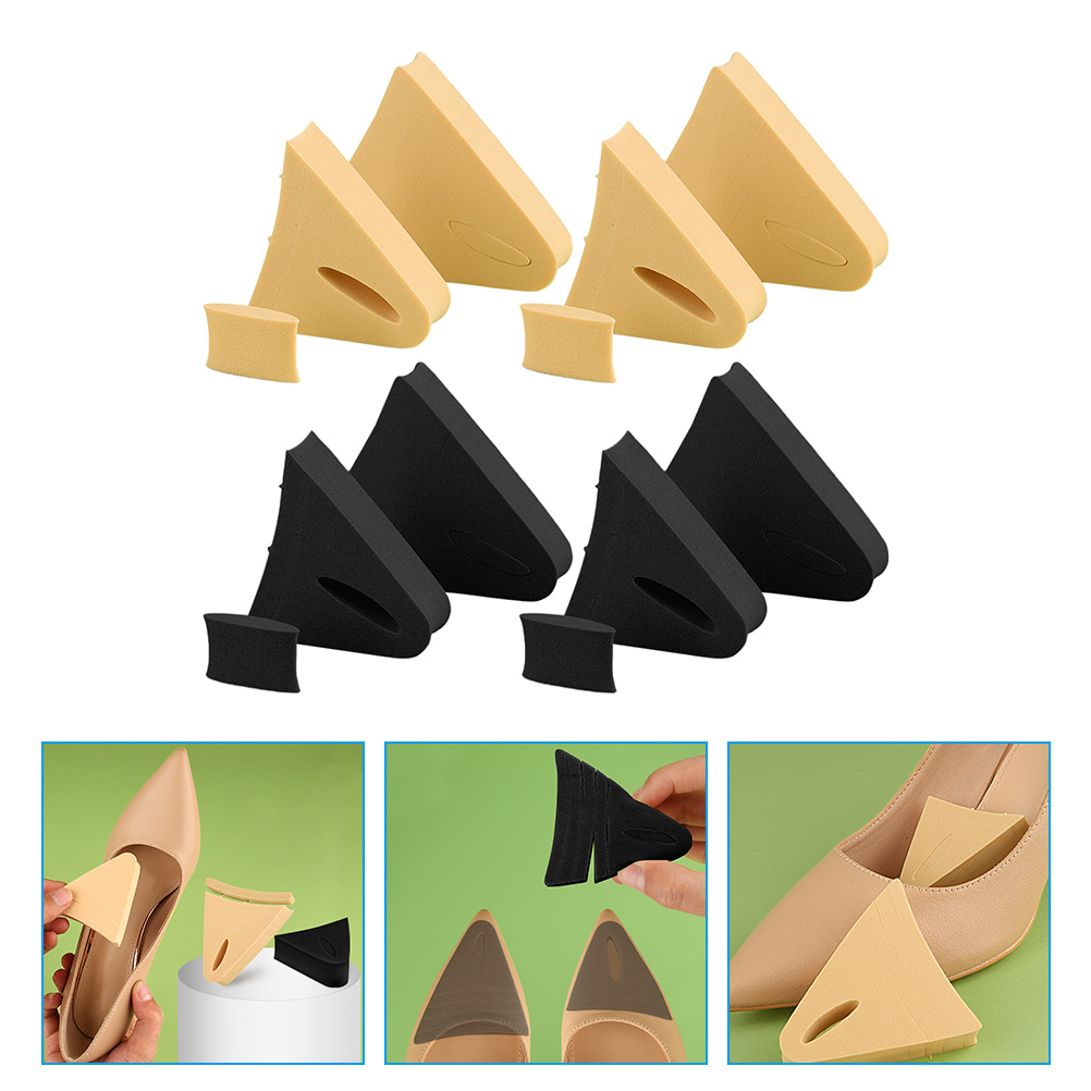 Raindrops 4 Pairs Reusable Toe Filler Inserts for Flat Shoes Skin Tone ...
