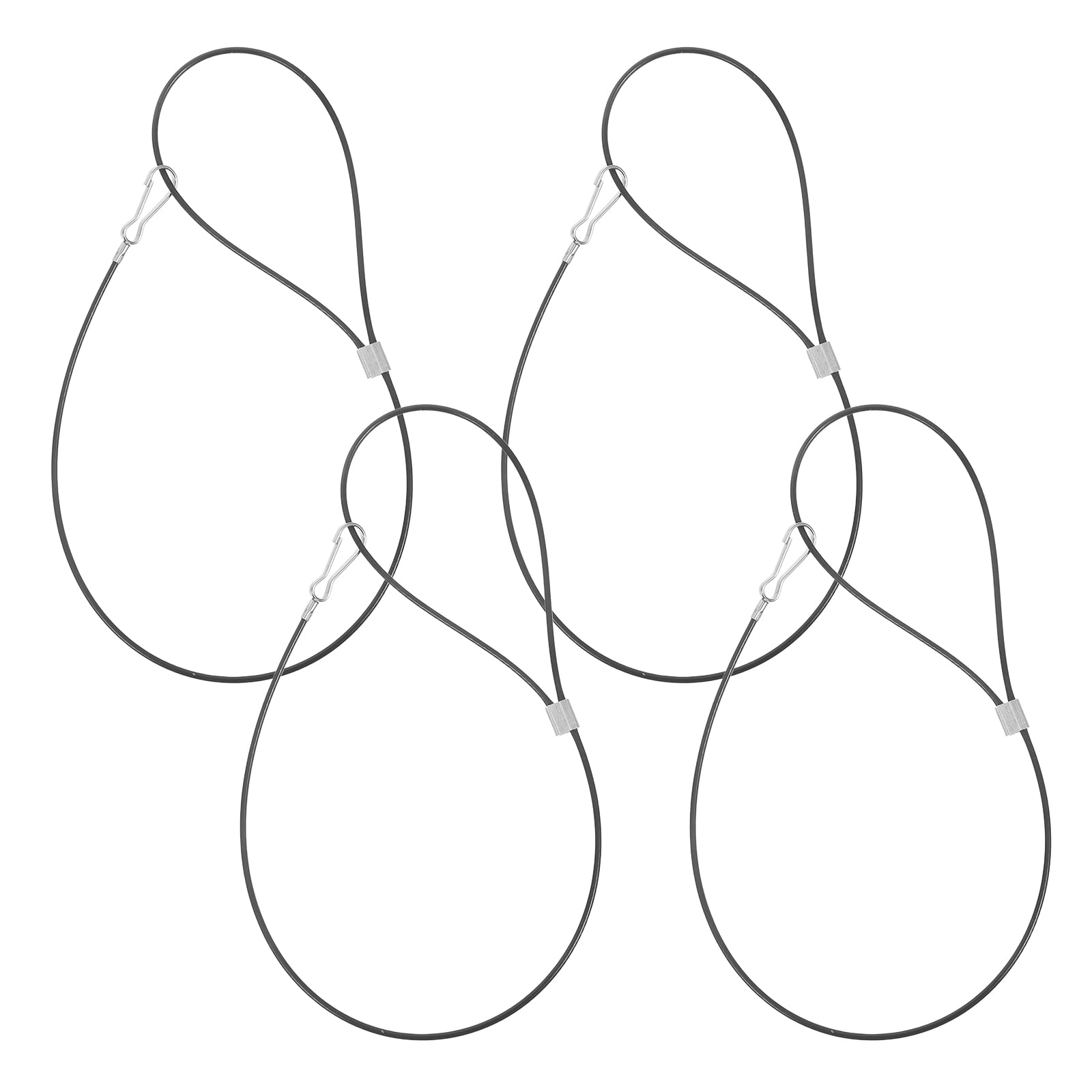 Raindrops 4 Pcs Adjustable Gate Latch Cable Pull Stainless Steel Gate ...