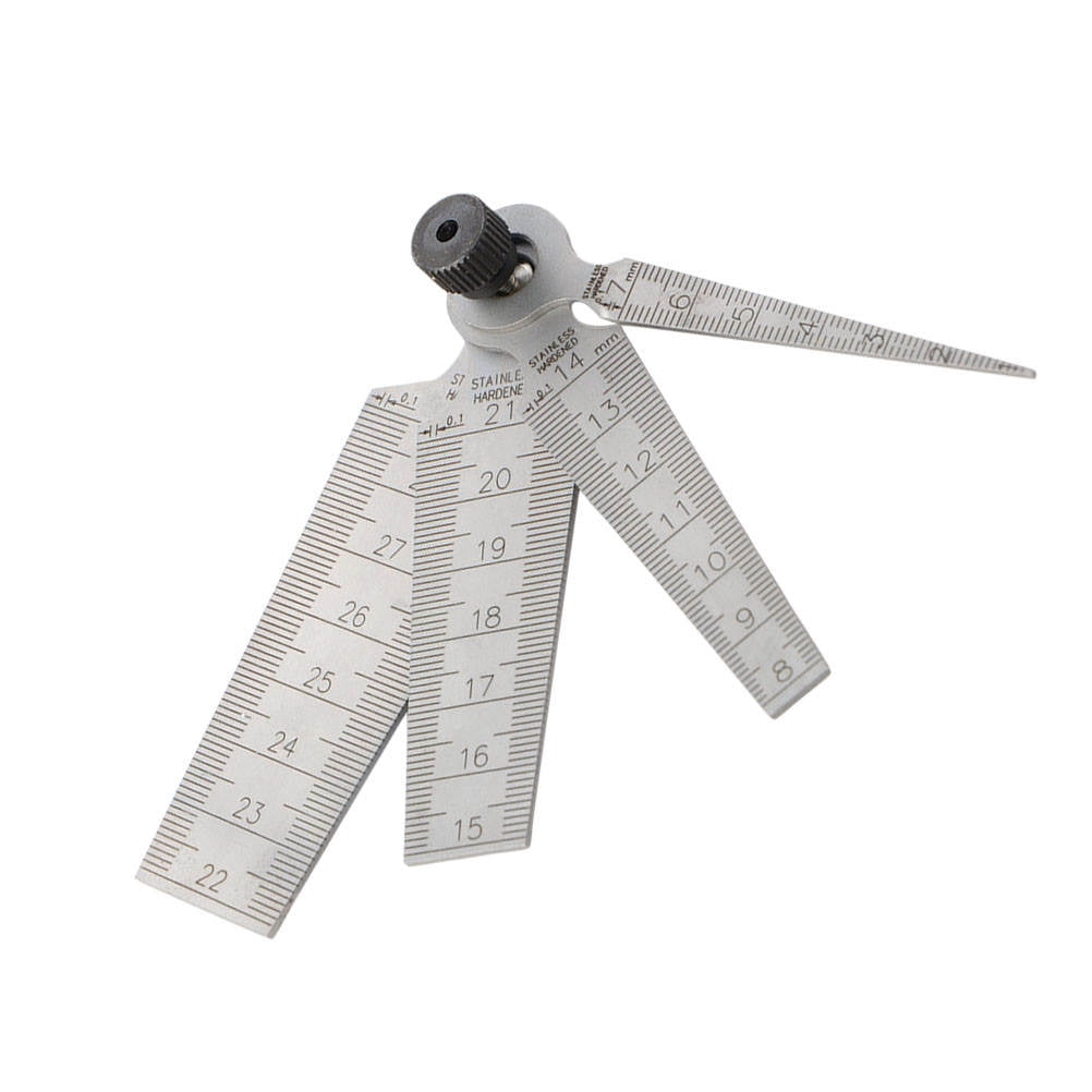 Raindrops 4 Pcs Aperture Scale Wedge Feeler Metal Square Ruler ...