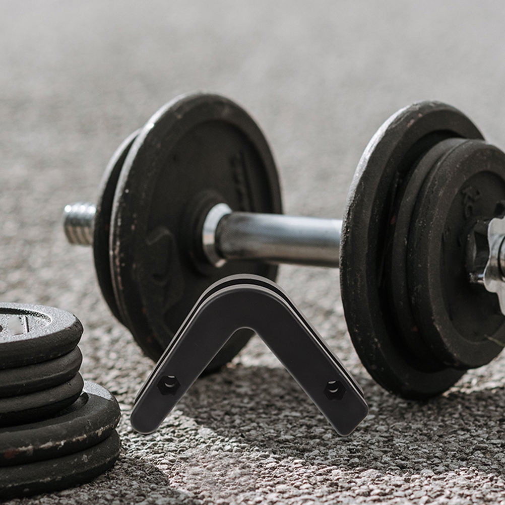 Raindrops 4 Pcs Barbell Hanger Barbell Stand Hook Fitness 12.70X8.70X2 ...