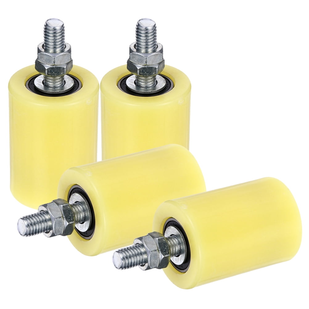 4pcs Practical Nylon Wheel Pulley Rail Sliding Gate Guiding Wheel Rollers Replacements - Walmart.com