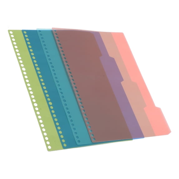 Raindrops 4 Pcs Binder Separator Pages Labels Notebooks Divider The ...