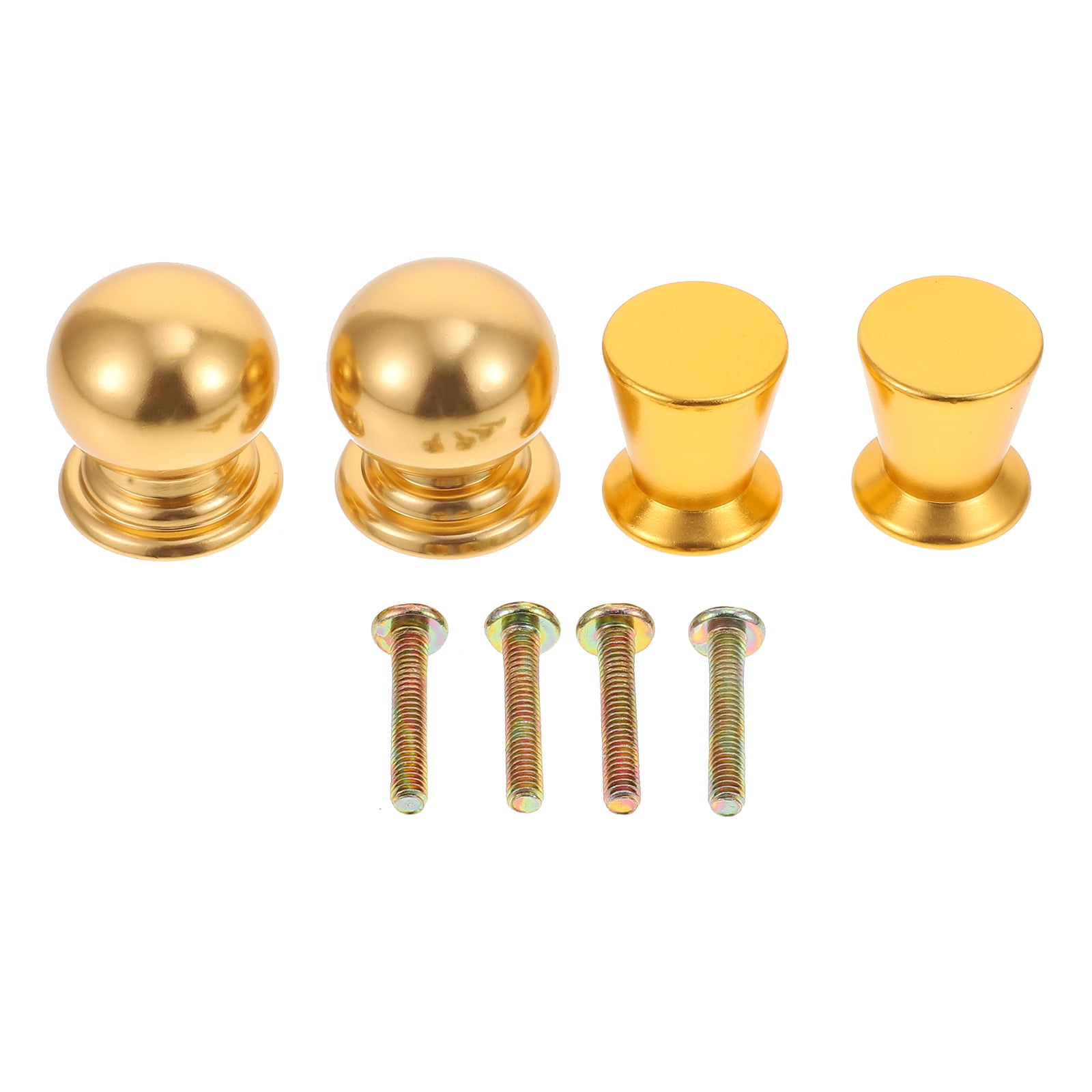 Raindrops 4 Pcs Black Door Handles Aluminum Small Desk Drawer Replace ...