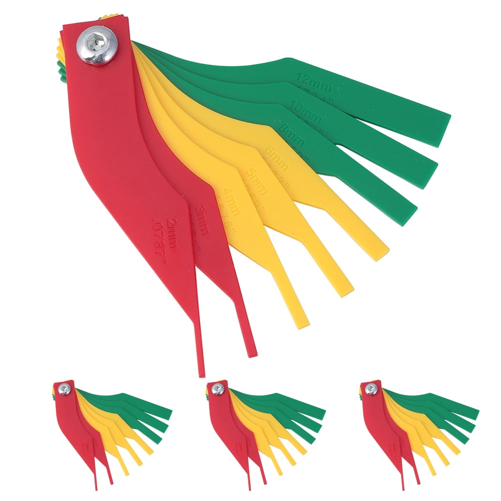 Raindrops 4 Pcs Brake Pad Measuring Instrument Thickness Measurement ...