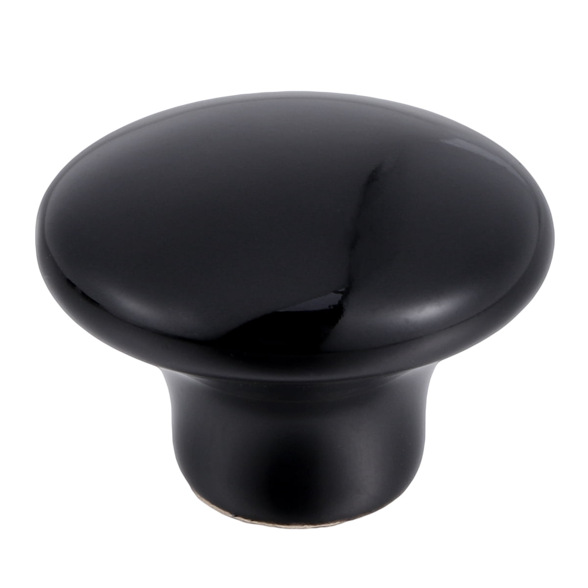 Raindrops 4 Pcs Cabinet Knob Ceramic Door Knobs Unit Style Child Black ...