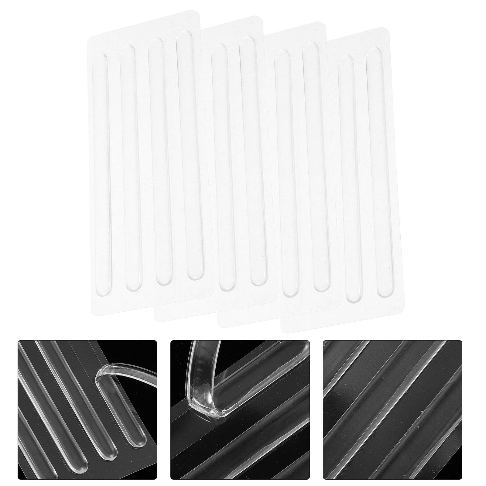 Raindrops 4 Pcs Clear Shoe Sole Protector Sandal Stickers Detachable ...