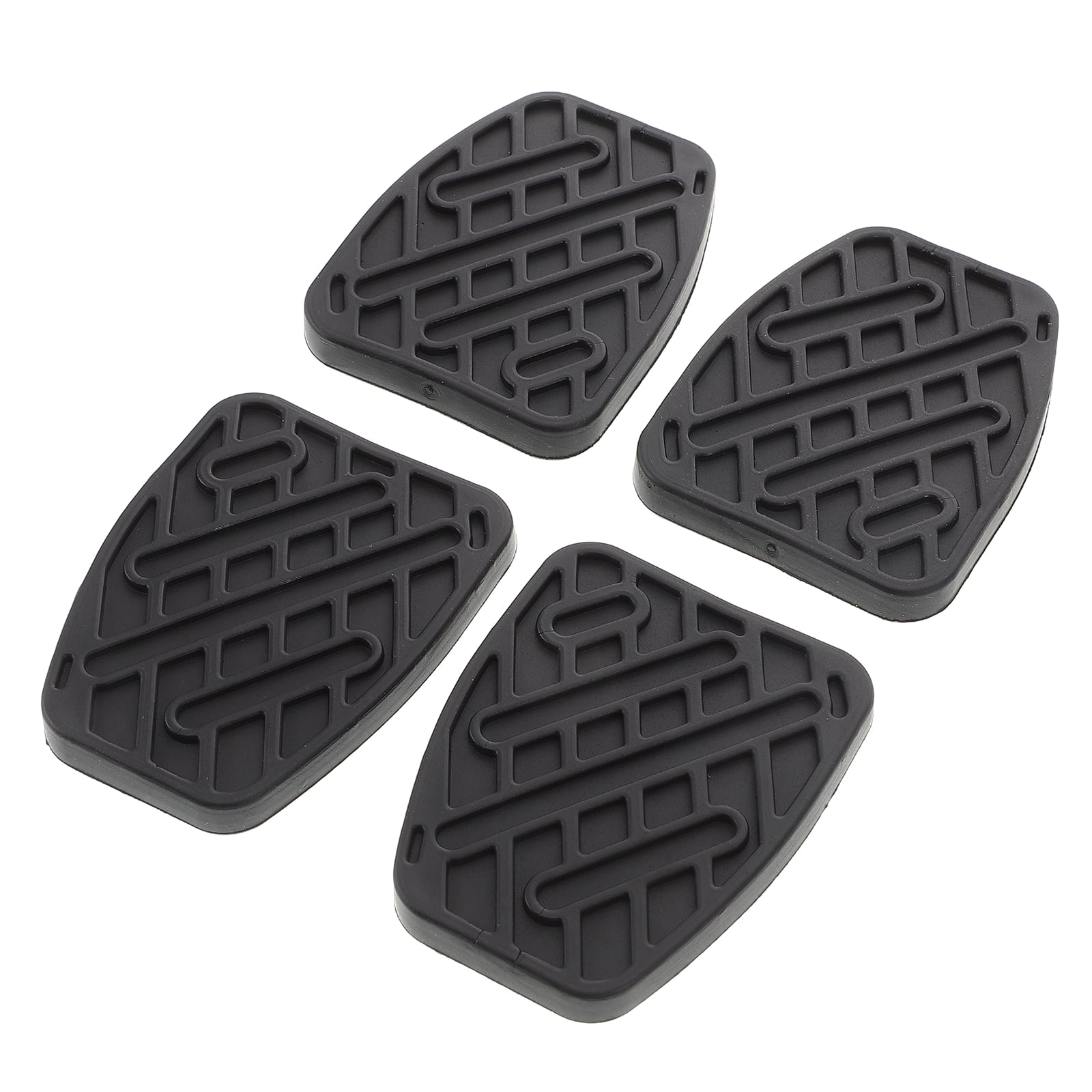 Raindrops 4 Pcs Clutch Pedal Pad Replacement Car Interior Foot Pads ...