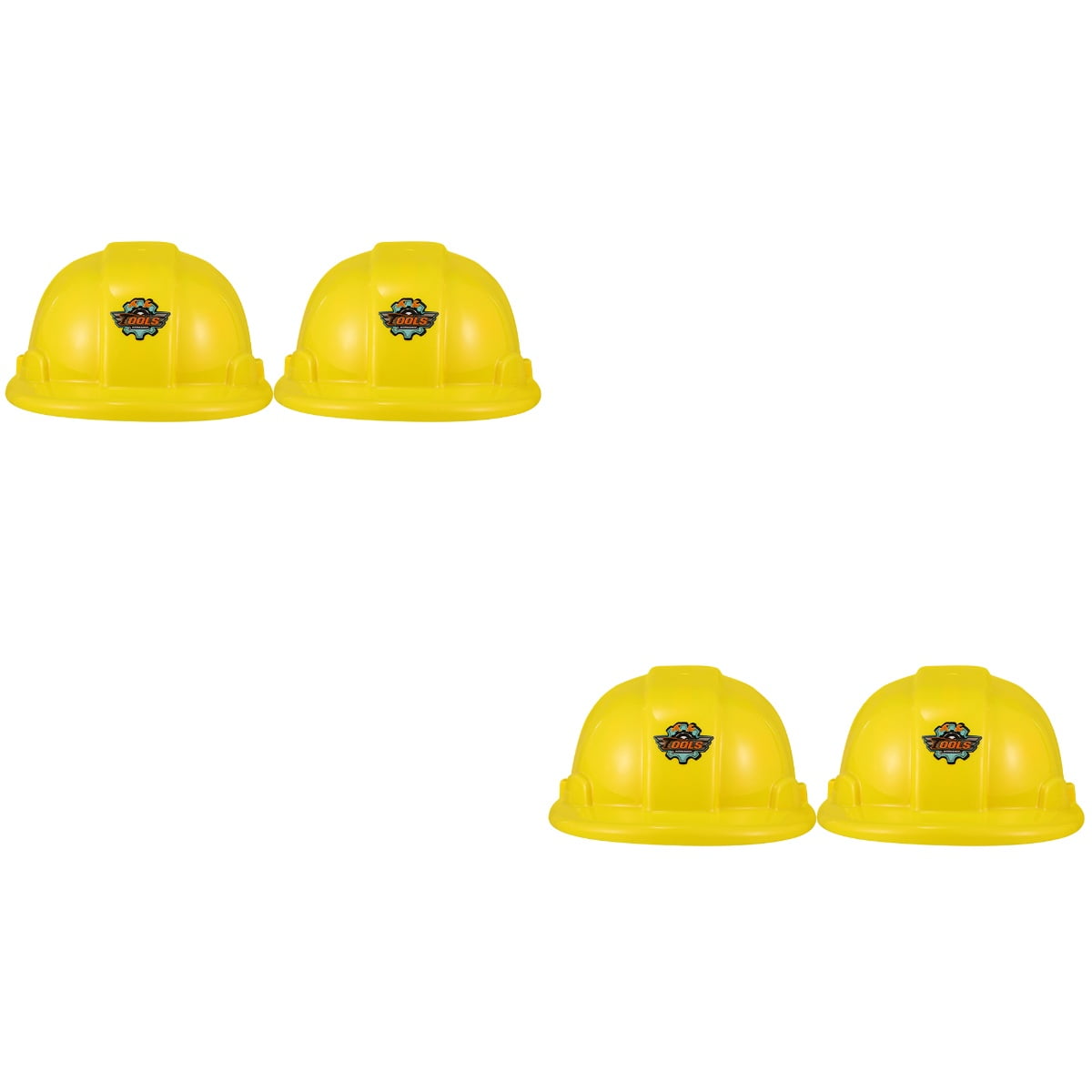 Raindrops 4 Pcs Construction Party Hats Kids Plastic Hats Construction ...