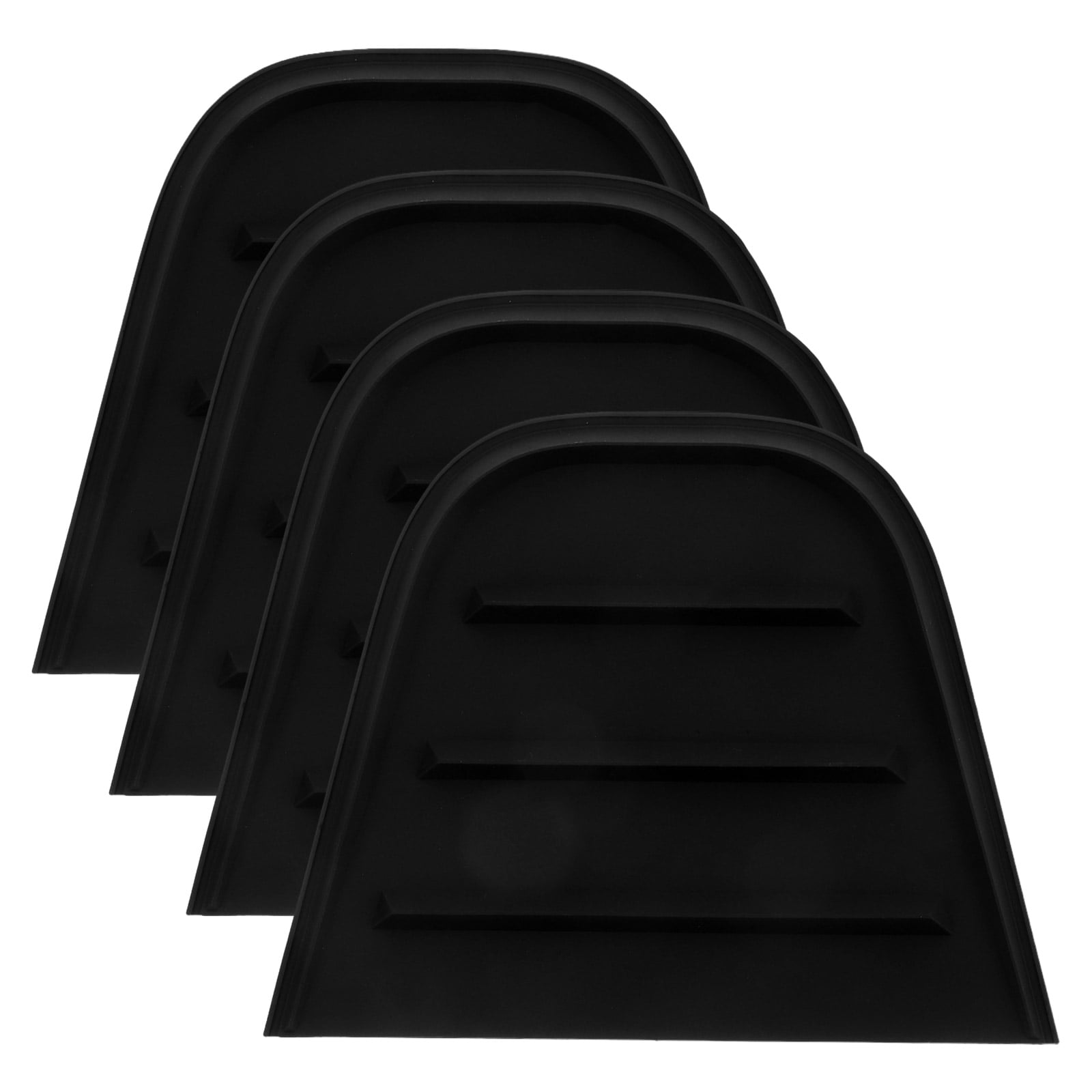 Black PVC Corner Guards for Suitcase Protection and Style Enhancement 4 ...