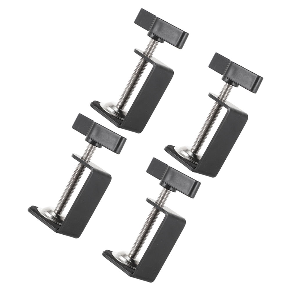 Raindrops 4 Pcs Desk 360 Degree Desktop Metal Base I-Clamp Cantilever ...