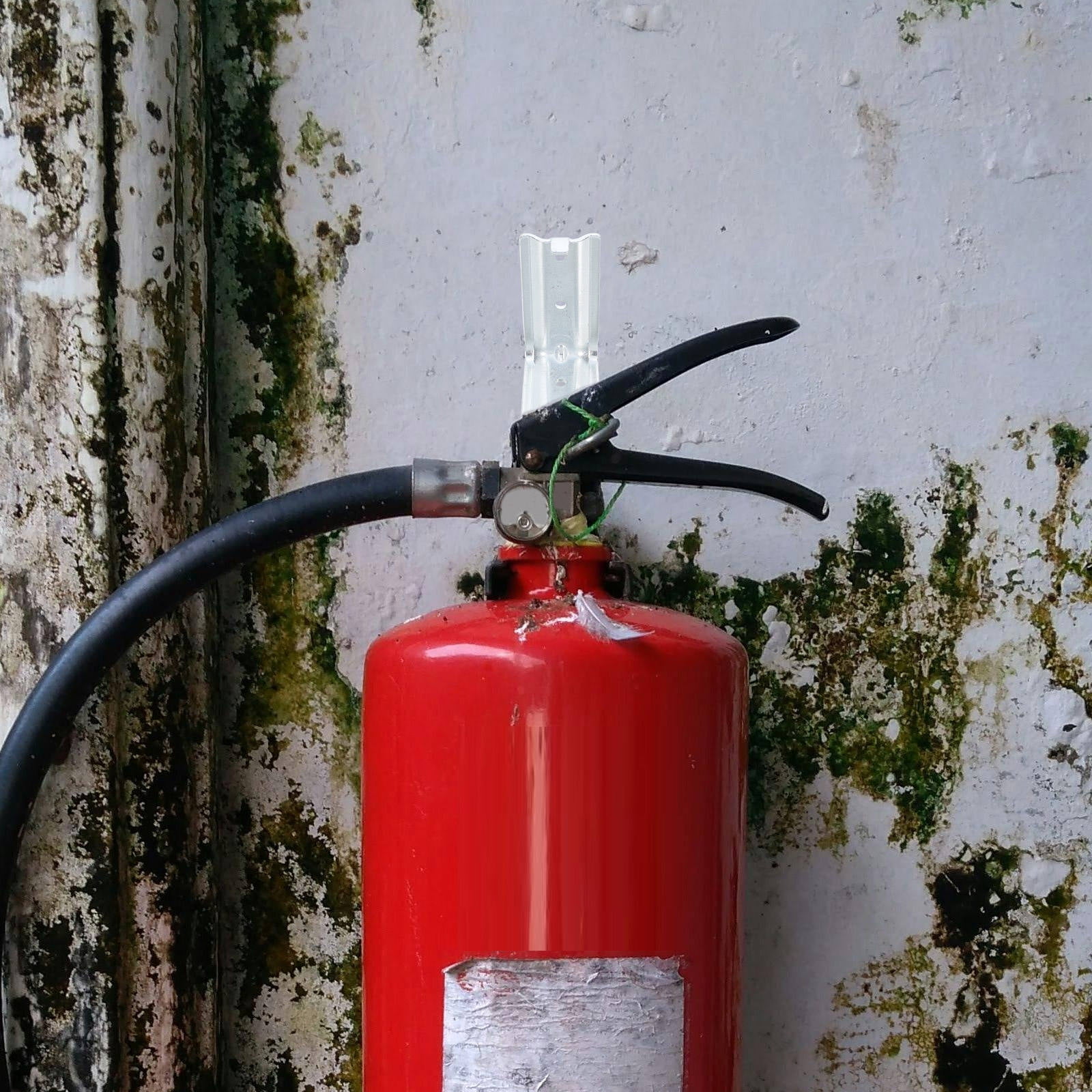 Raindrops 4 Pcs Fire Extinguisher Hook 7.00X6.00X3.40CM Silver ...