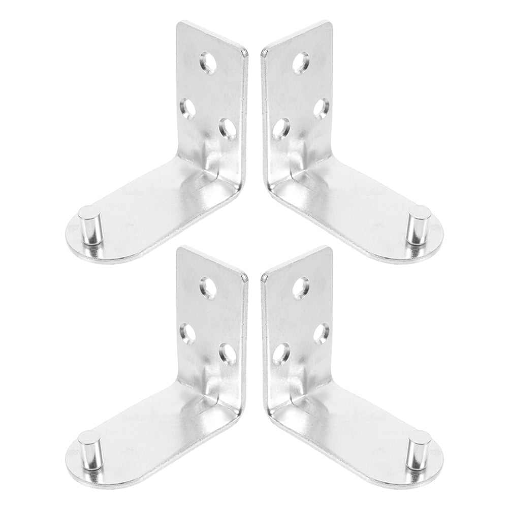 Raindrops 4 Pcs Fire Extinguisher Hook Wall Mount Mounting Bracket Silver - Walmart.com