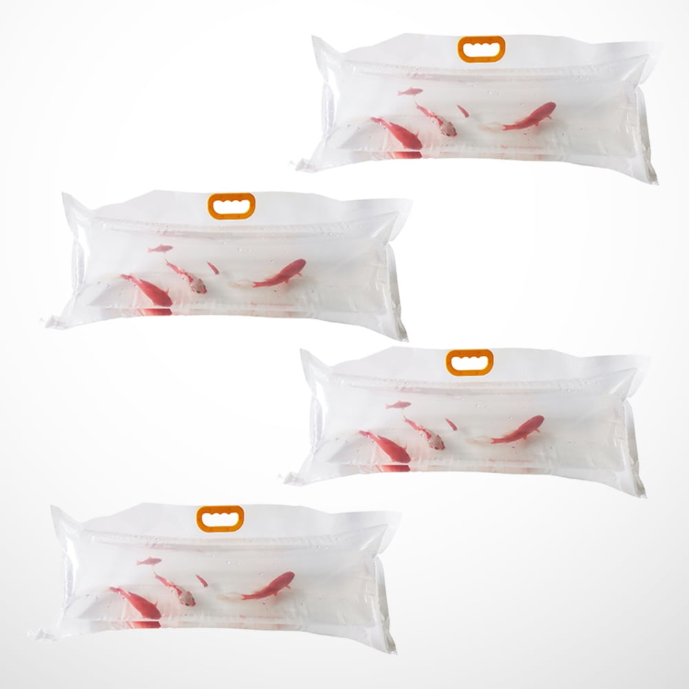 Raindrops 4 Pcs Fish Packing Bags Carrying Oxygenated Packaging Food ...