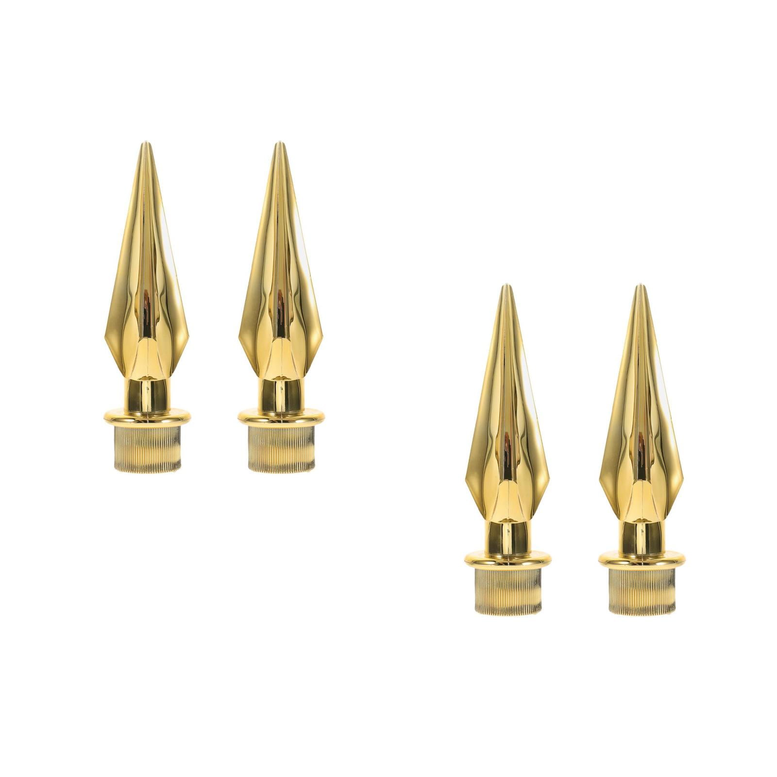 Raindrops 4 Pcs Flagpole Finial With Topper Plastic Flag Pole Parts ...