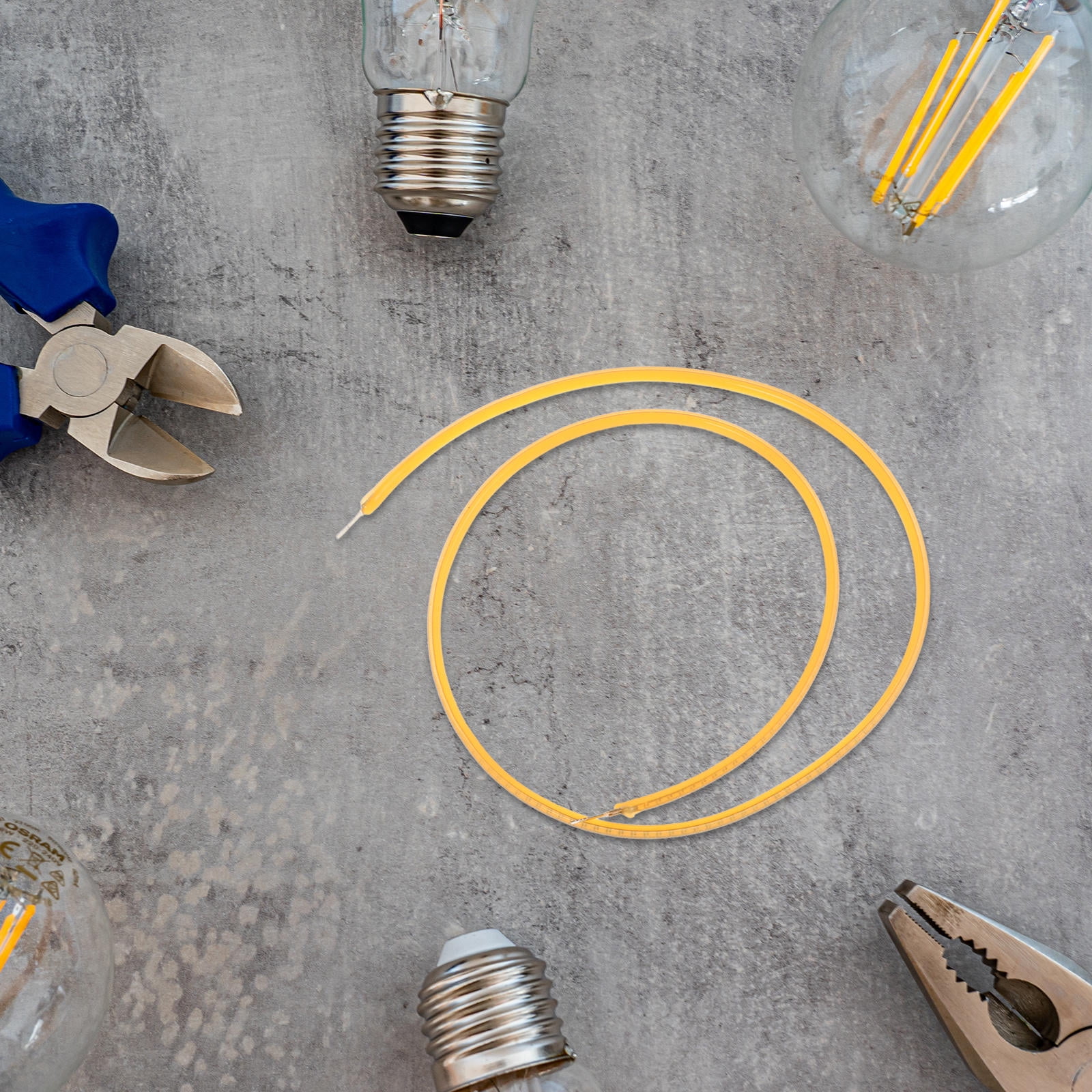 Raindrops 4 Pcs Flexible LED Light Filament Bulb Fixture Work - Walmart.com