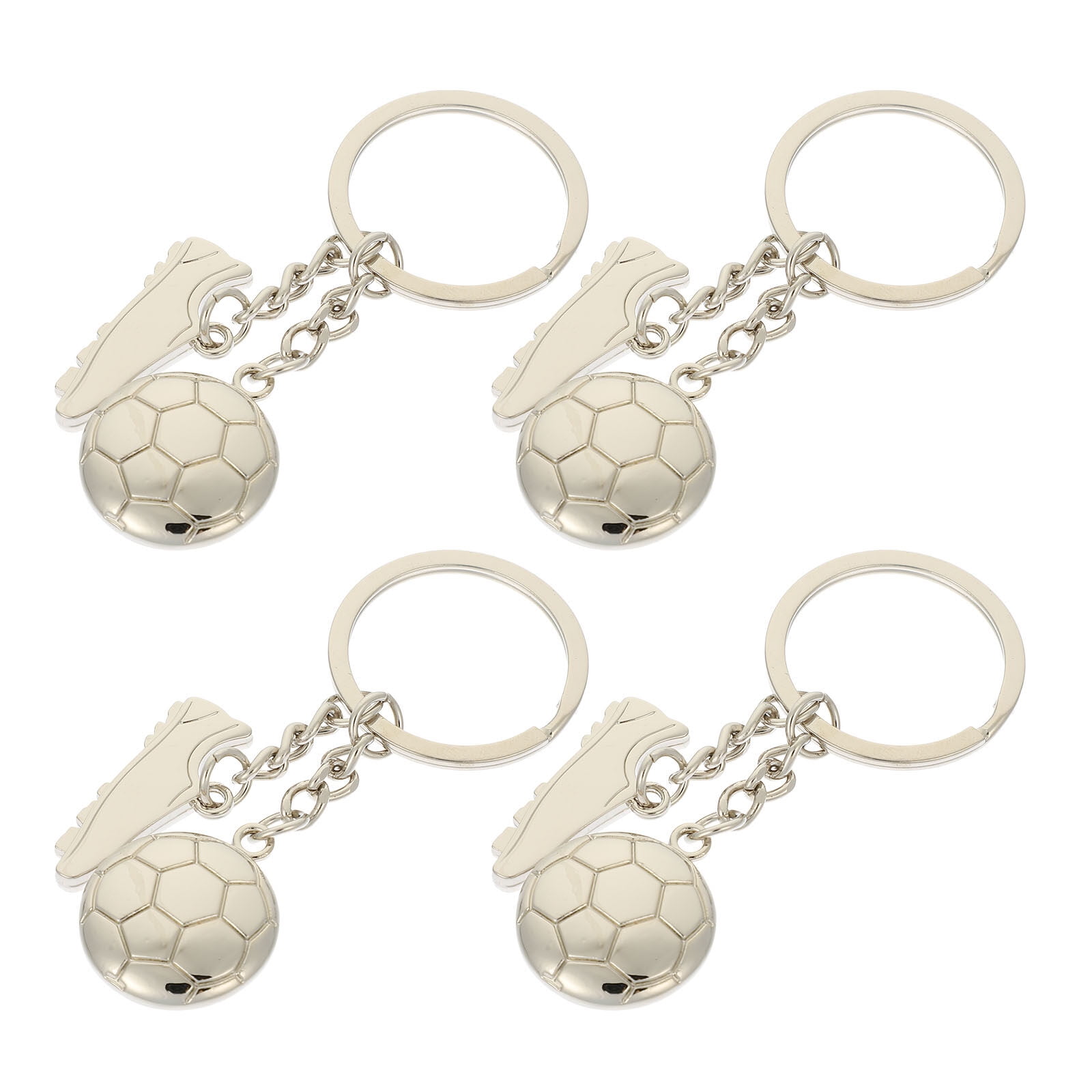Raindrops 4 Pcs Football Shoe Keychain Sports Rings for Player Soccer ...