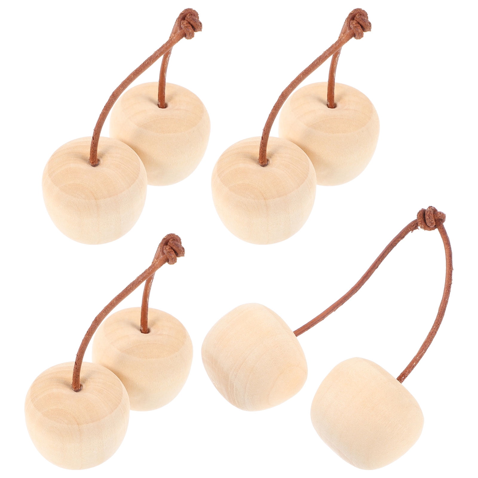 Raindrops DIY Wooden Cherry Crafts for Decoration Multi Unfinished Wood ...