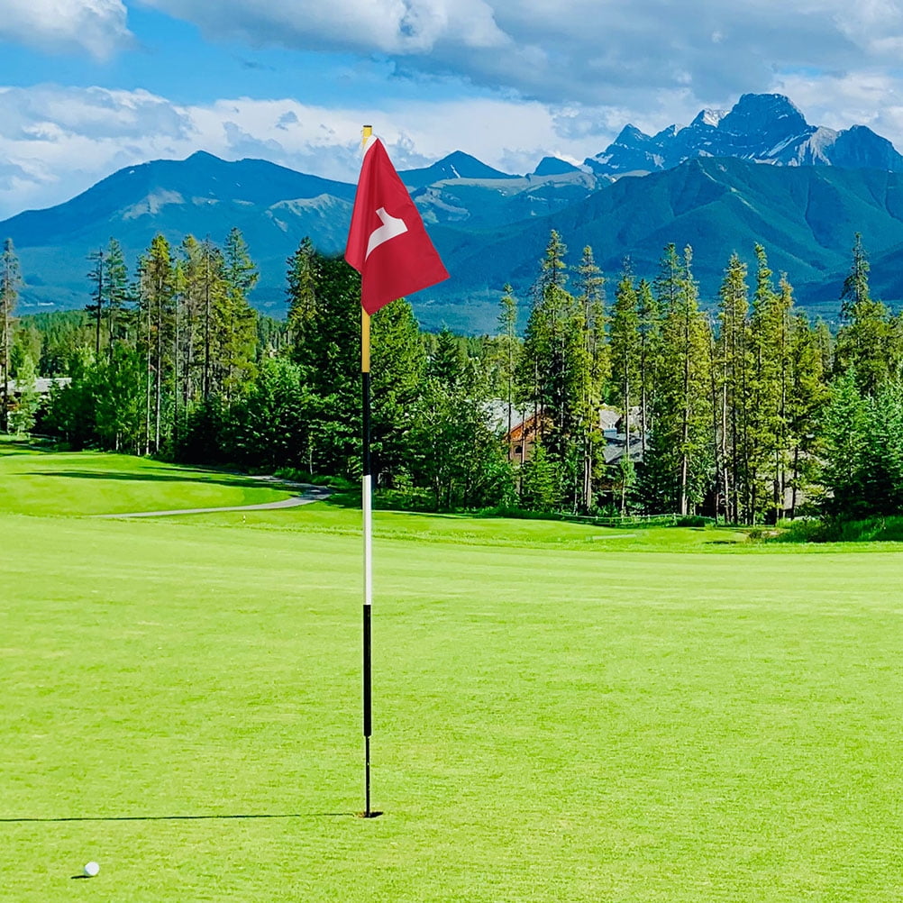 Raindrops 4 Pcs Golf Flag Practical Golfing Flags Small for Putting ...