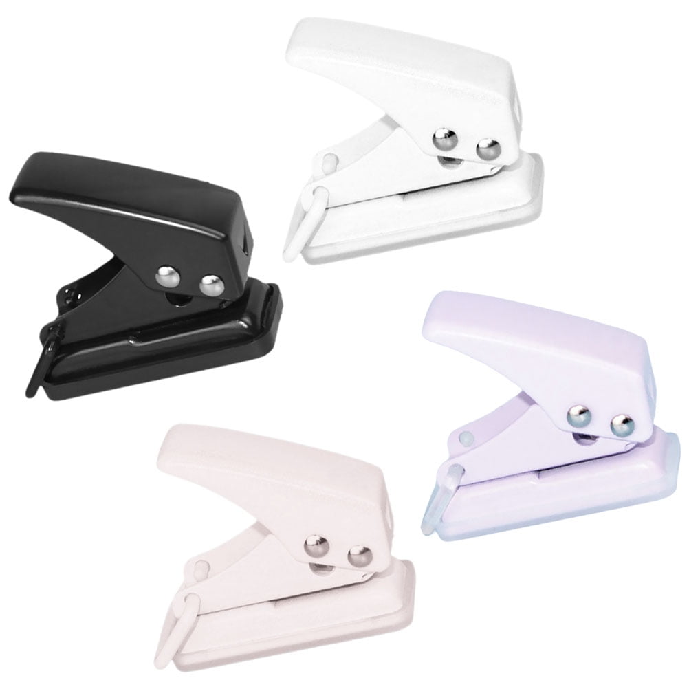 Raindrops 4 Pcs Hole Punch for Office Single Light Pressure Portable ...