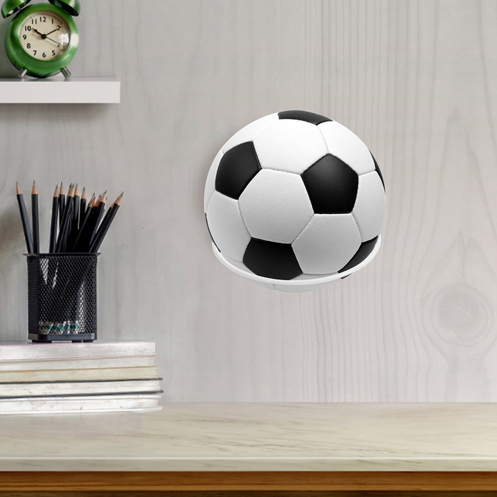 Raindrops 4 Pcs Iron Wall-Mounted Soccer Ball Holder Space-Saving Ball ...