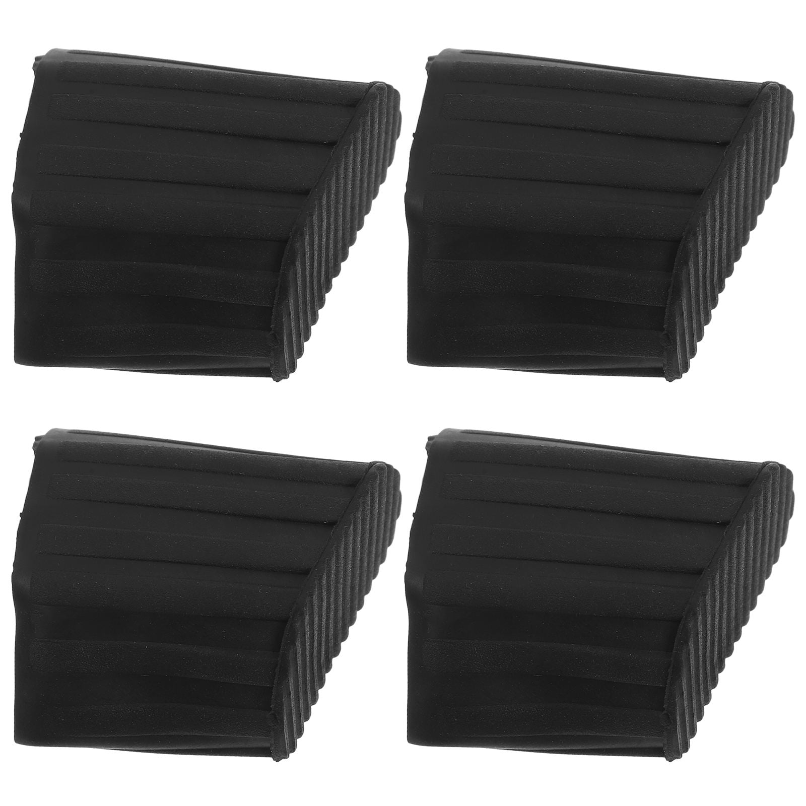 Raindrops 4 Pcs Ladder Foot Cover Feet Replacement Treads Grips Black ...