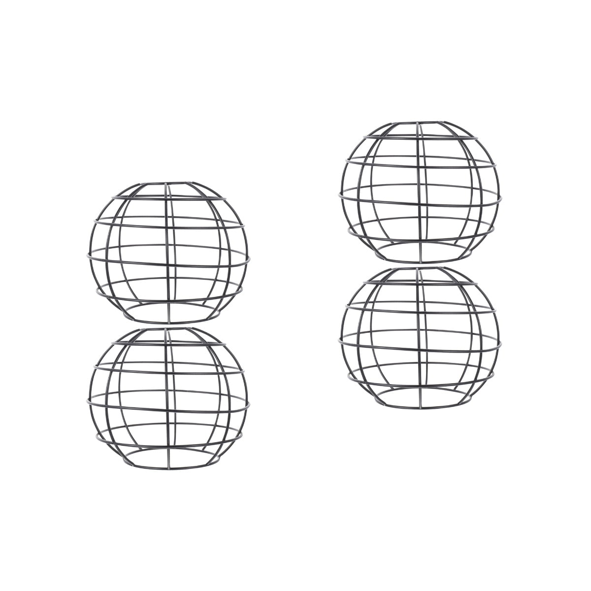 Raindrops 4 Pcs Metal Lamp Shades Vintage Iron Wire Light Shade Ceiling ...