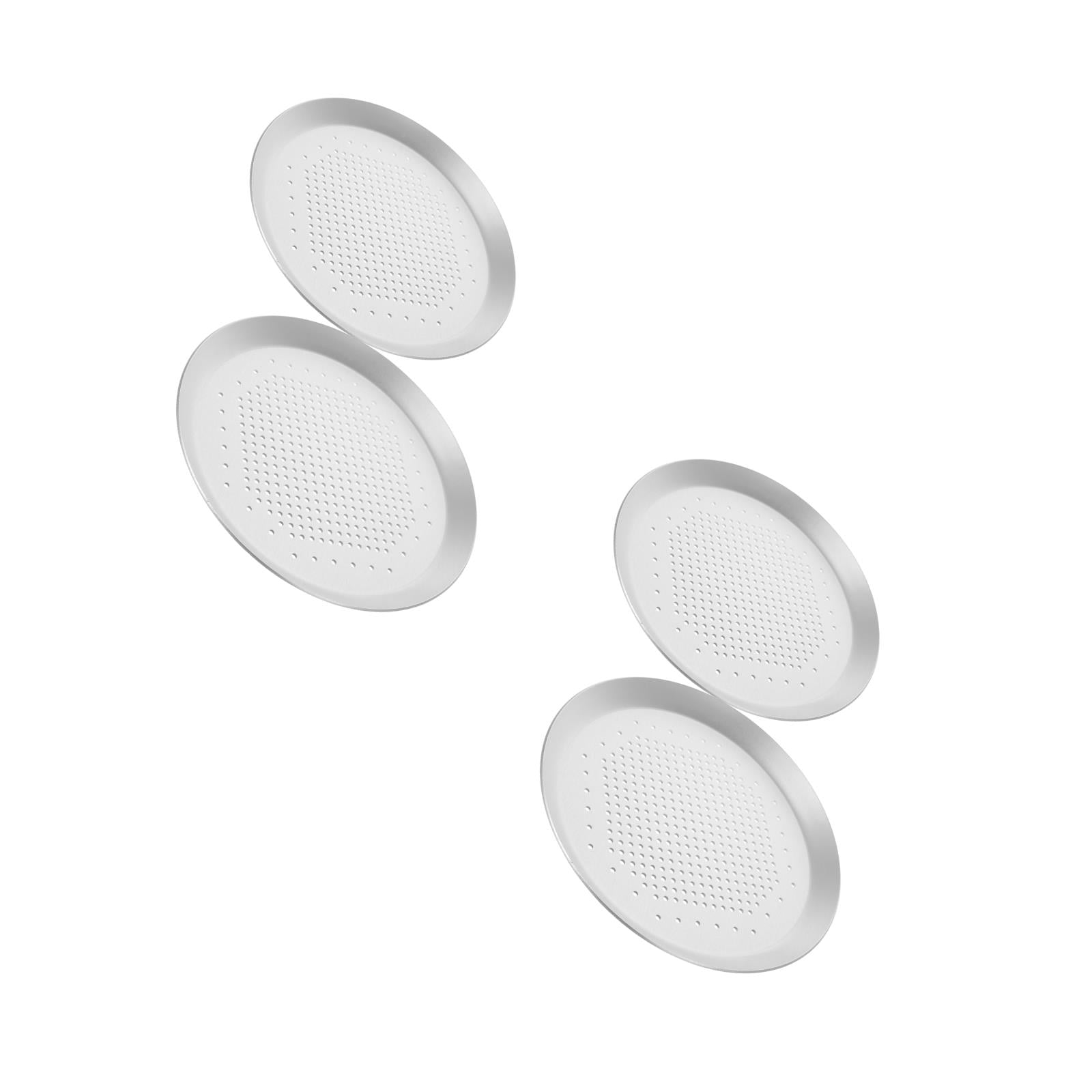Raindrops 4 Pcs Metal Pizza Pan With Perforated Bottom Mesh Pizza Tray ...