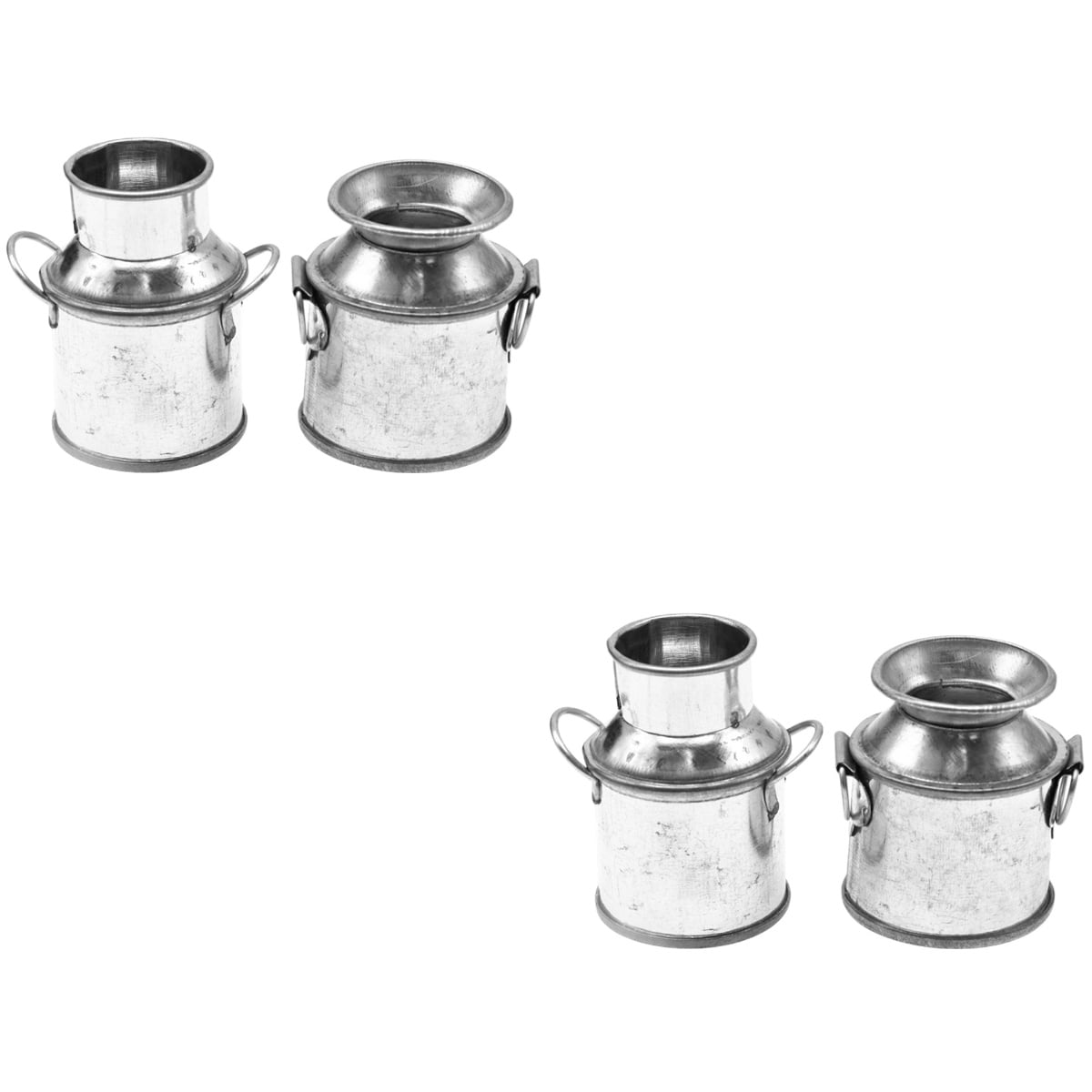 Raindrops 4 Pcs Miniature Milk Can Jug Tiny Bucket Mini Flower Bucket ...