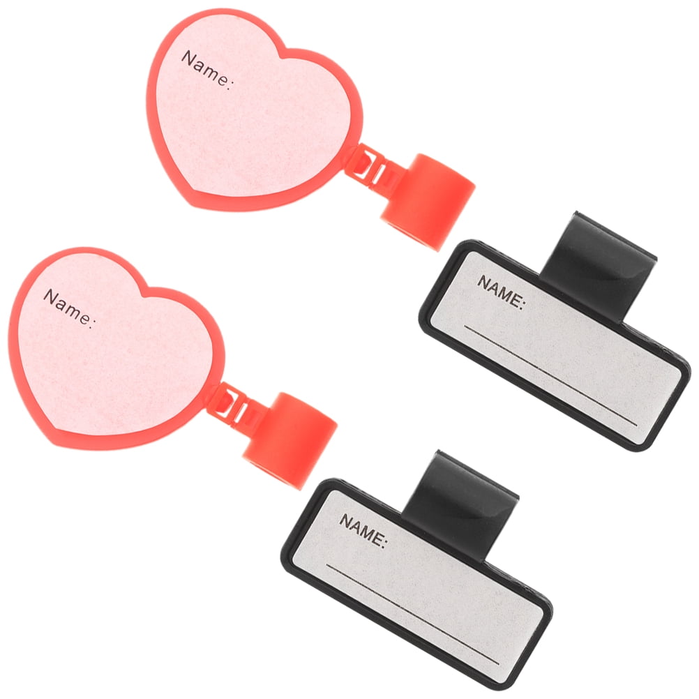 Raindrops 4 Pcs Name Tag Identification Badges Clip Nurse Stethoscopes ...