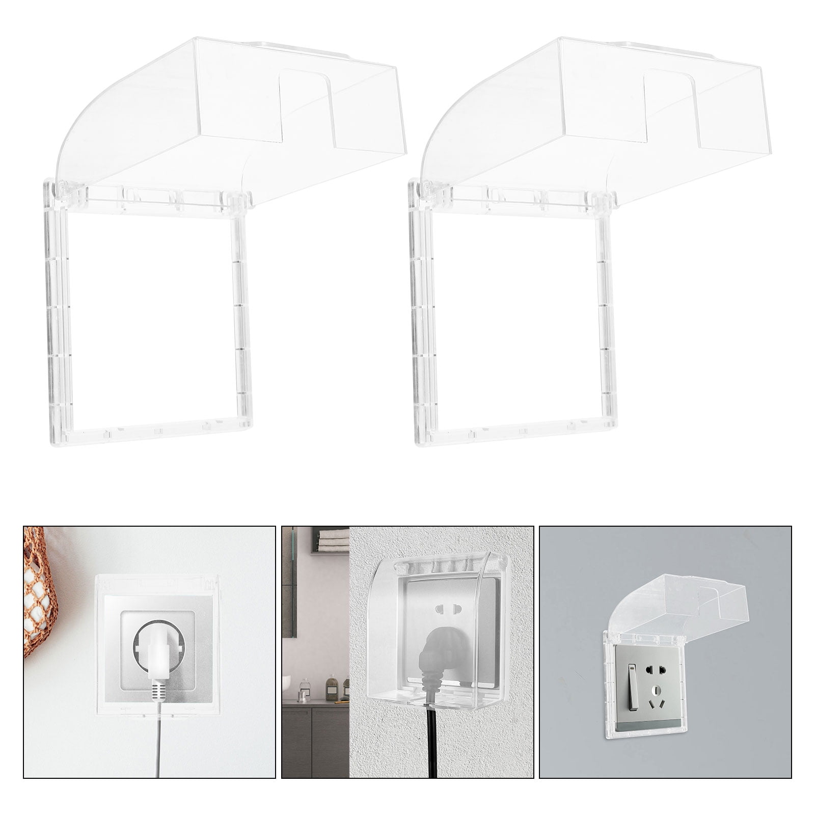 Raindrops 4 Pcs Outlet Conjoined Socket Case Waterproof Cover - Walmart.com