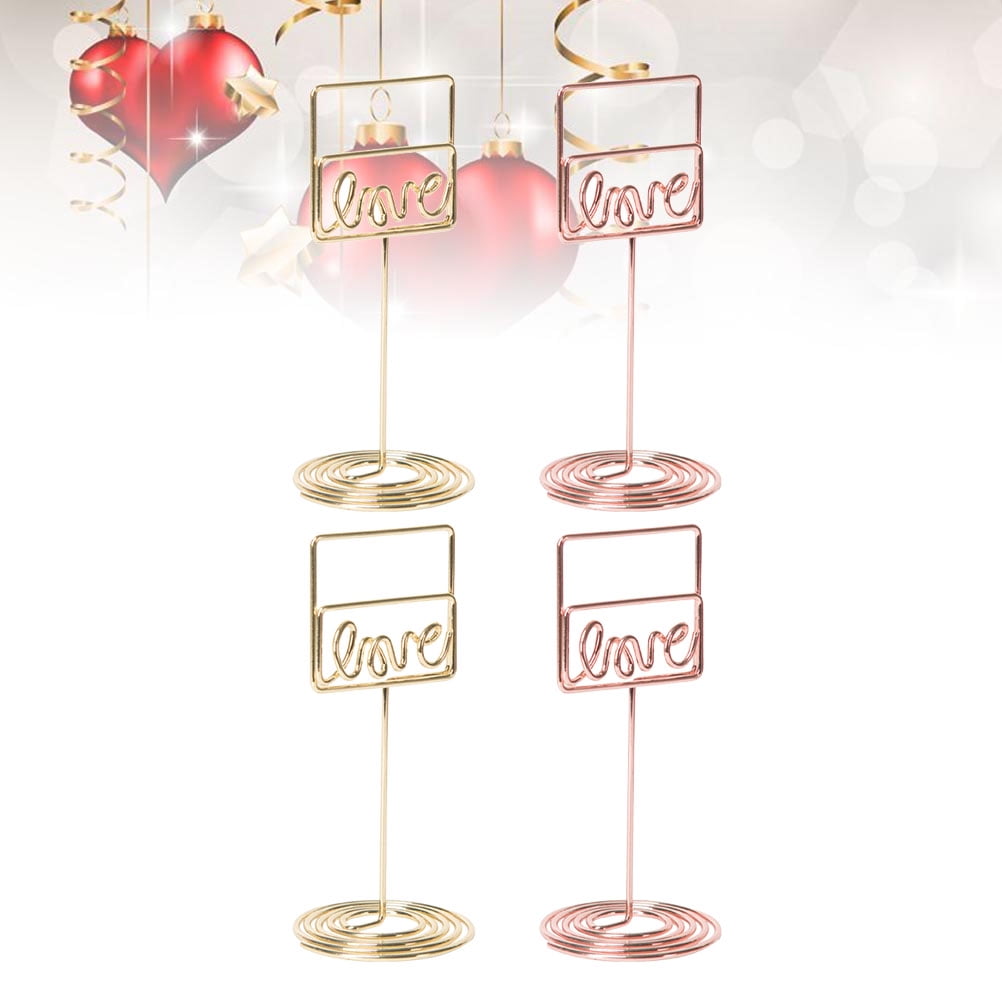 Raindrops 4 Pcs Paper Holder Clip Stand Cute Photo Folder Note Clips ...