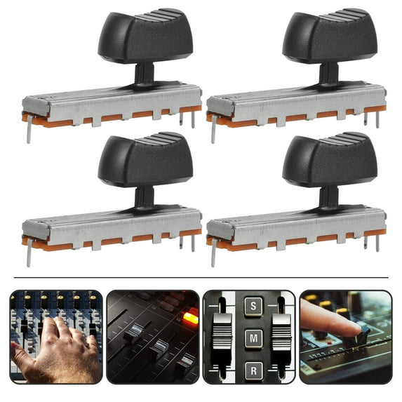 Raindrops 4 Pcs Potentiometer Switch Sliding Slide Linear Musical ...