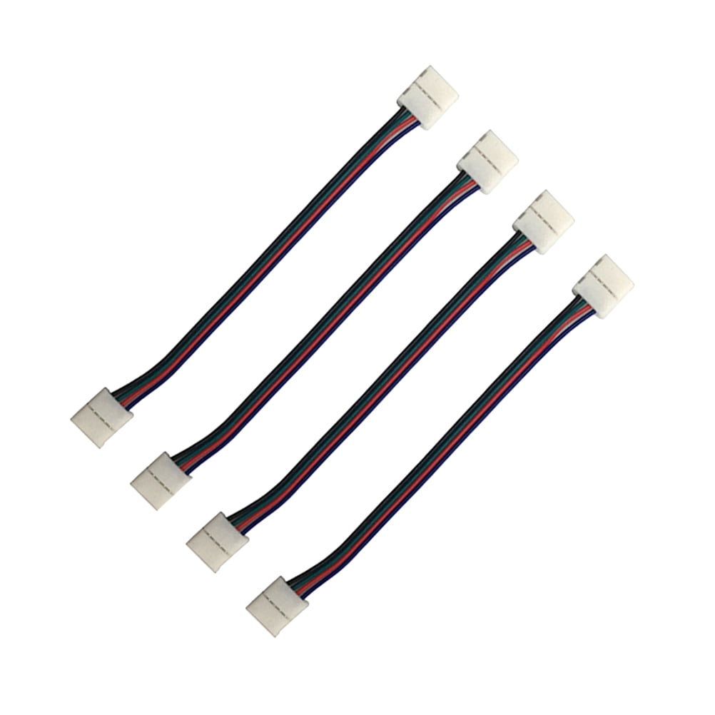 Raindrops 4 Pcs RGB LED Light Strip Connector 5050/3528/5630 Connector ...