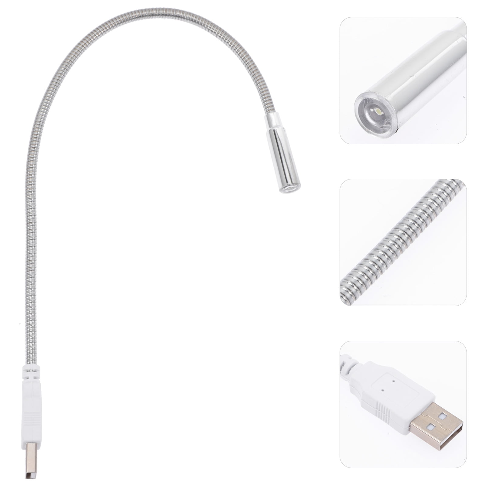 Raindrops 4 Pcs Reading Gooseneck Keyboard Light Keyboard Lamp Laptop ...