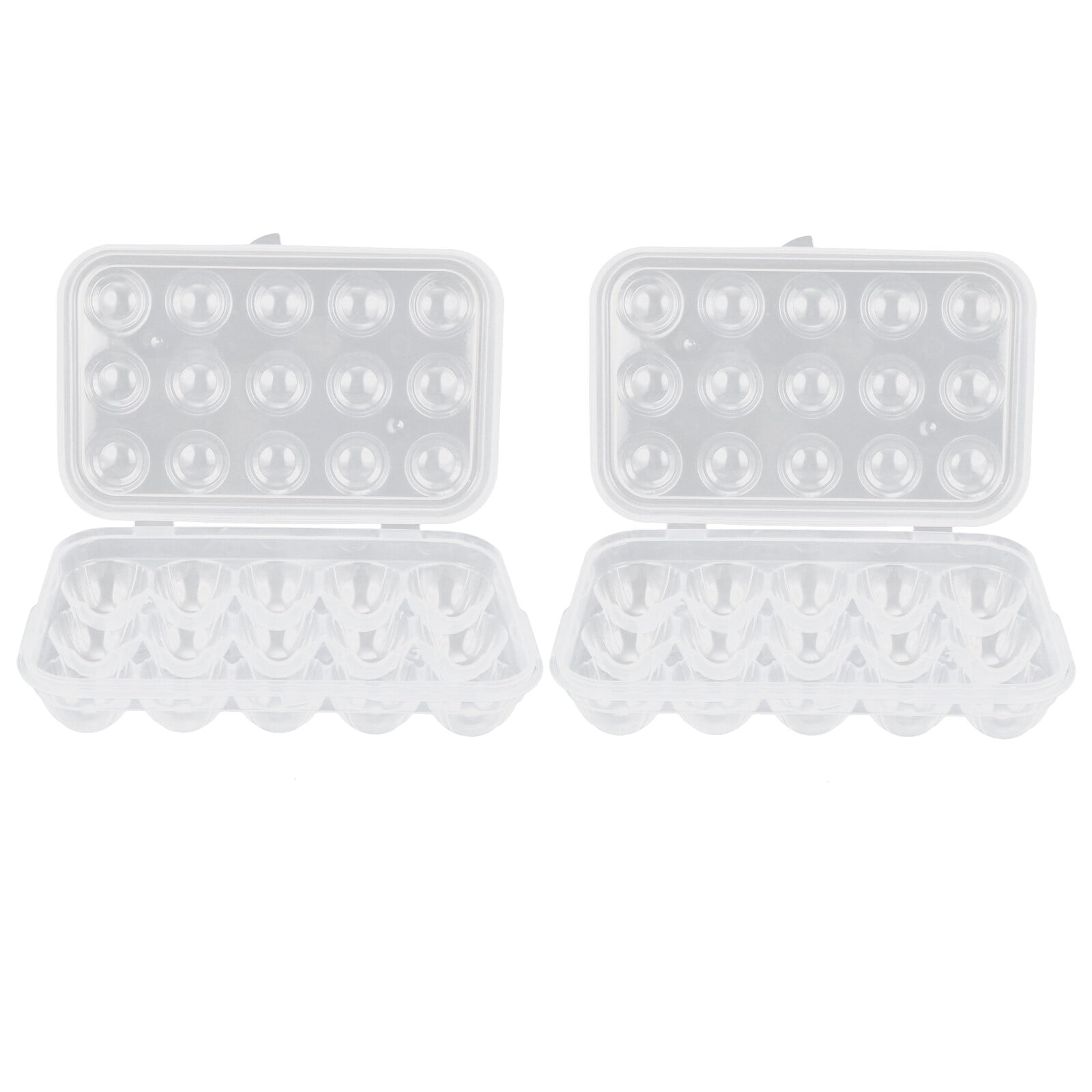Raindrops 4 Pcs Refrigerator Egg Holder Egg Trays with Lid Protective ...