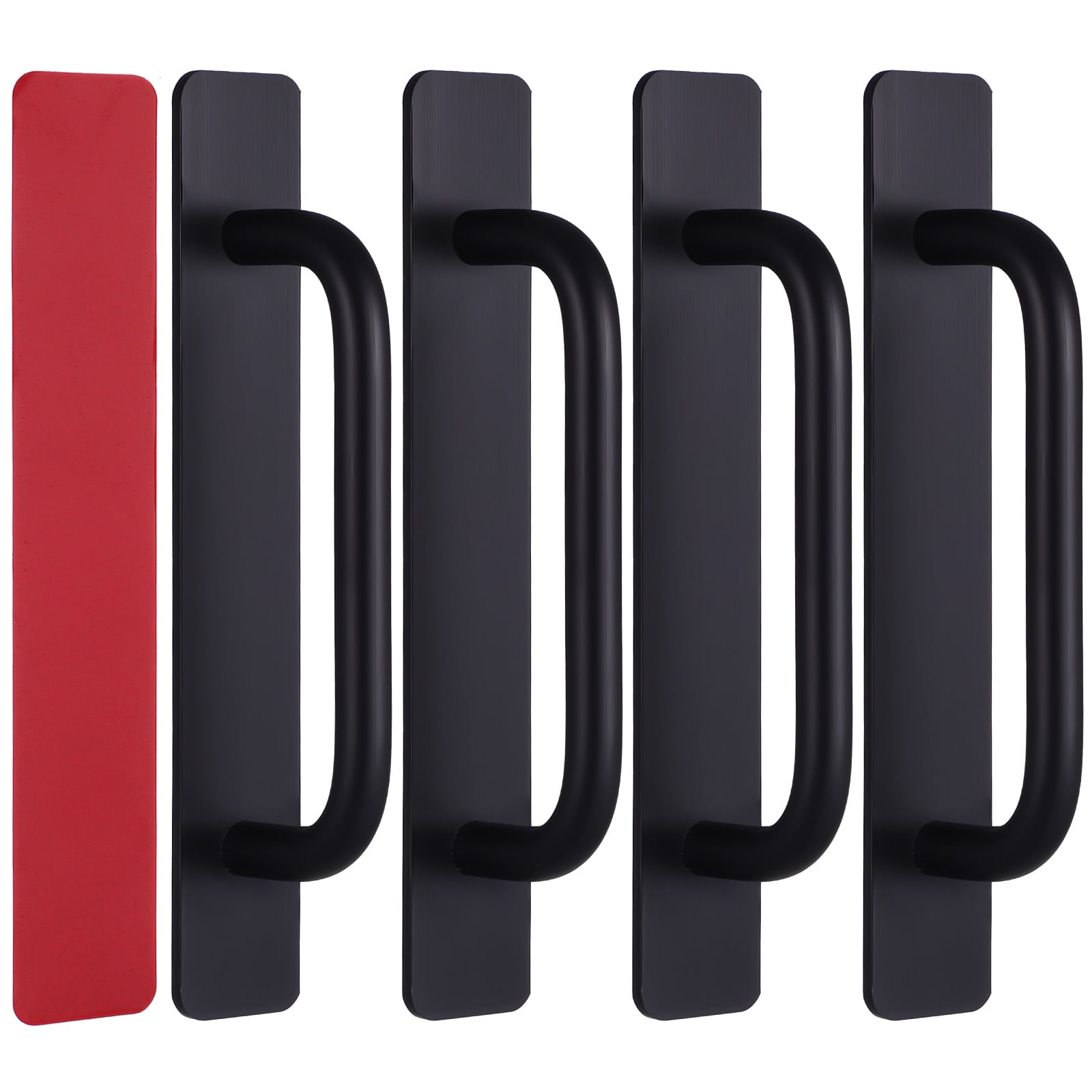 Raindrops 4 Pcs Shower Door Handle Peel Stick Cabinet Handles Modern ...