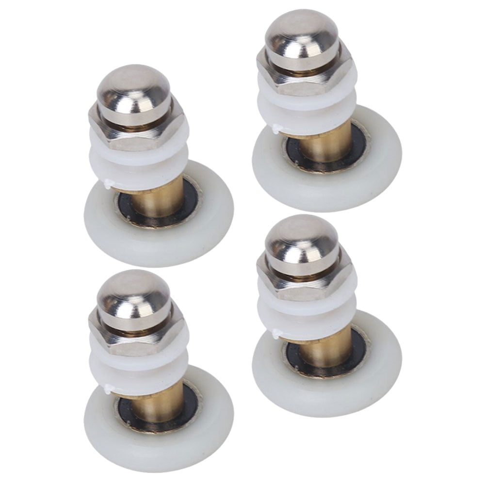 Raindrops 4 Pcs Shower Sliding Track Rollers 3.30X2.70X2.70CM - Walmart.com